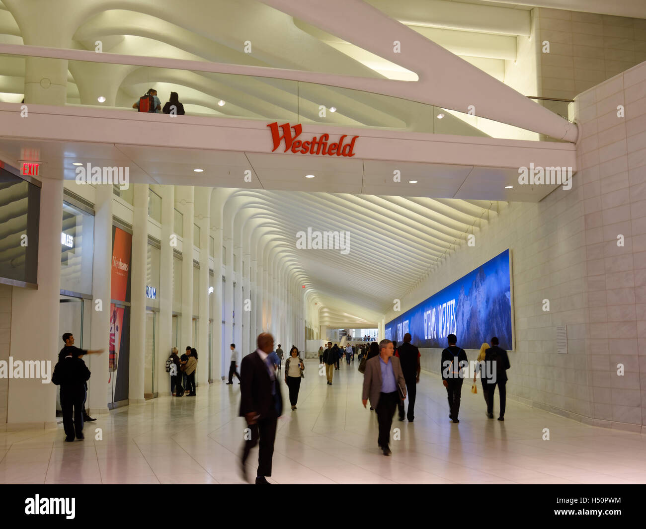 Westfield path in the south of Manhattan Stock Photo - Alamy