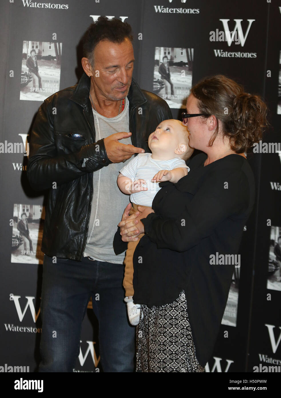 Bruce Springsteen with Emily Coady-Stemp and her son Arthur Stemp ...