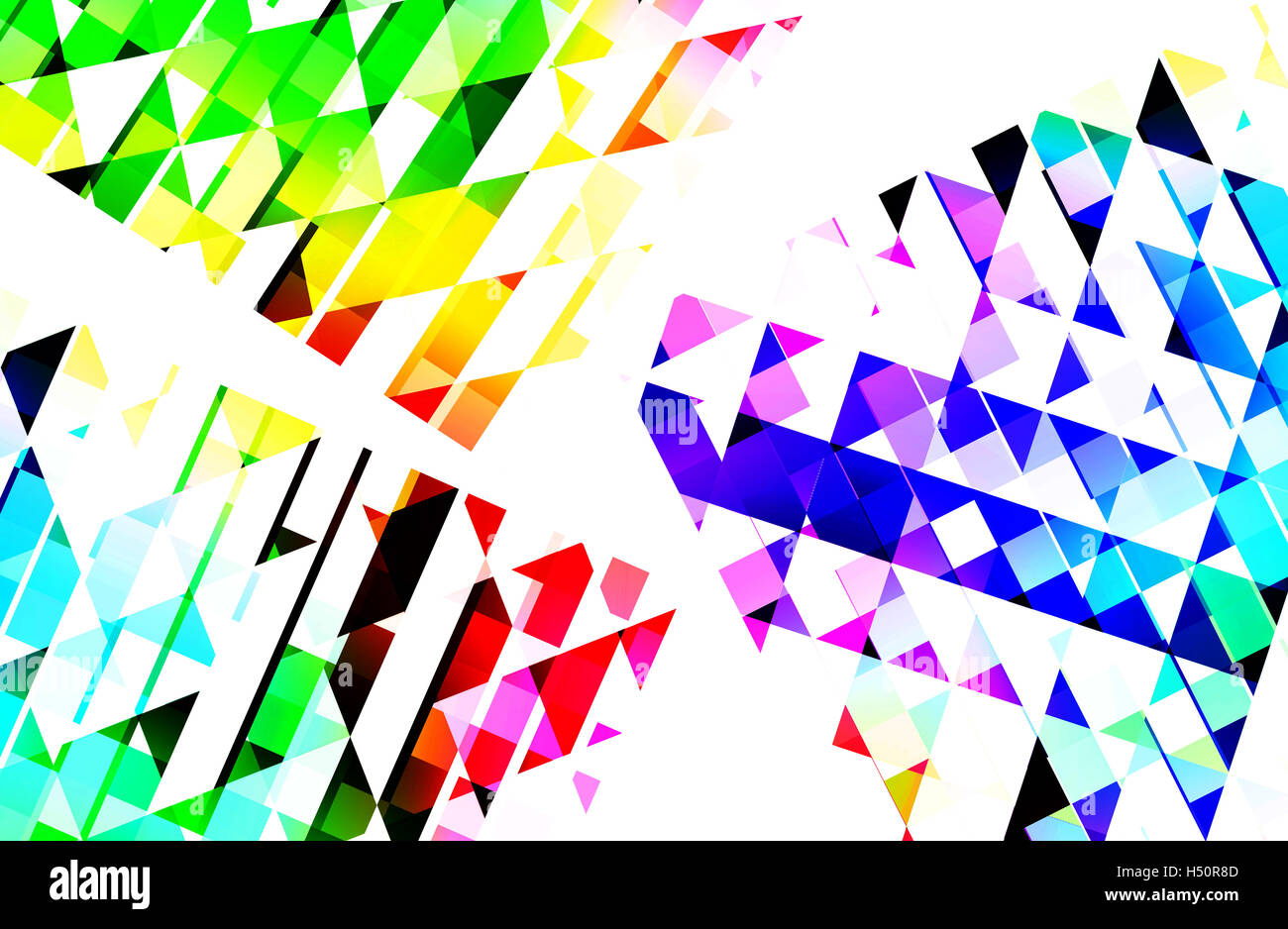abstract multicolor with square pattern style copy space template Stock ...