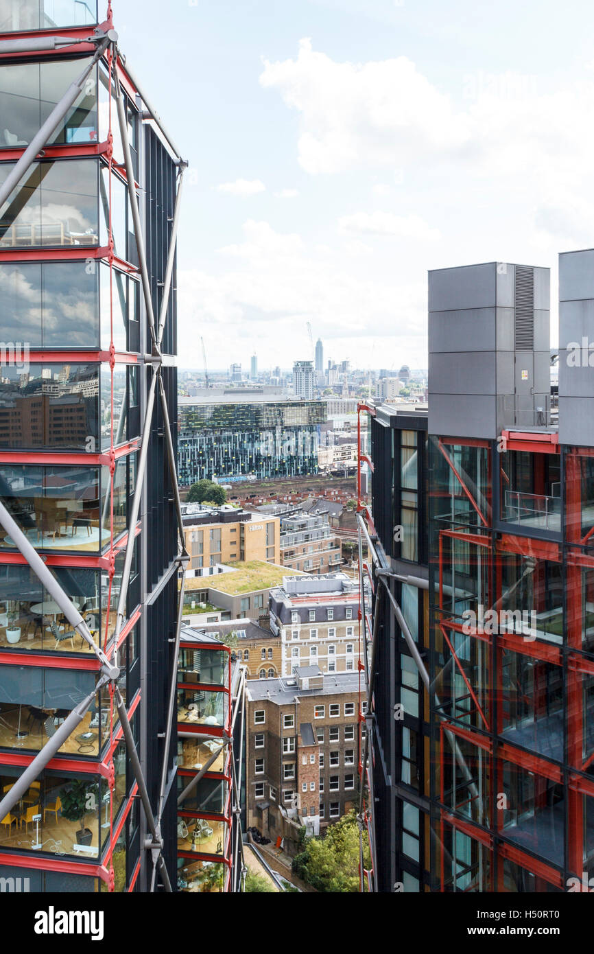 Private residences at Neo Bankside, overlooked by the viewing gallery ...