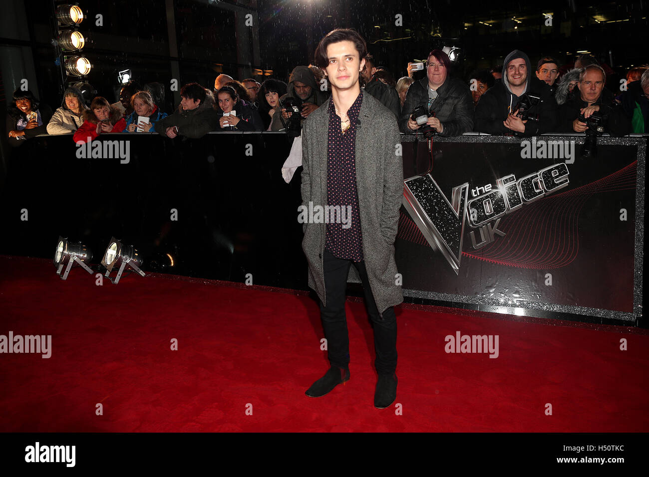 Cel Spellman arriving for The Voice UK auditions at The Voice UK Dock ...