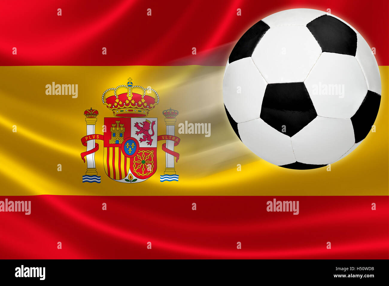 Soccer football ball spain flag hi-res stock photography and images - Alamy