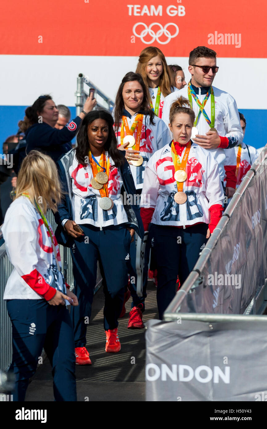 London, UK. 18th Oct, 2016. Kadeena Cox. Team GB's Olympic and ...
