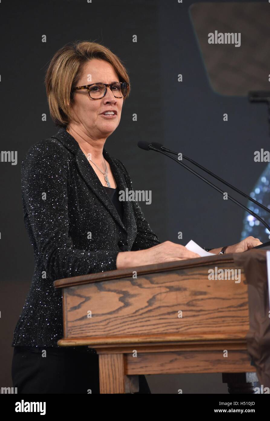 New York, NY, USA. 18th Oct, 2016. Mary Carillo at arrivals for Statue ...