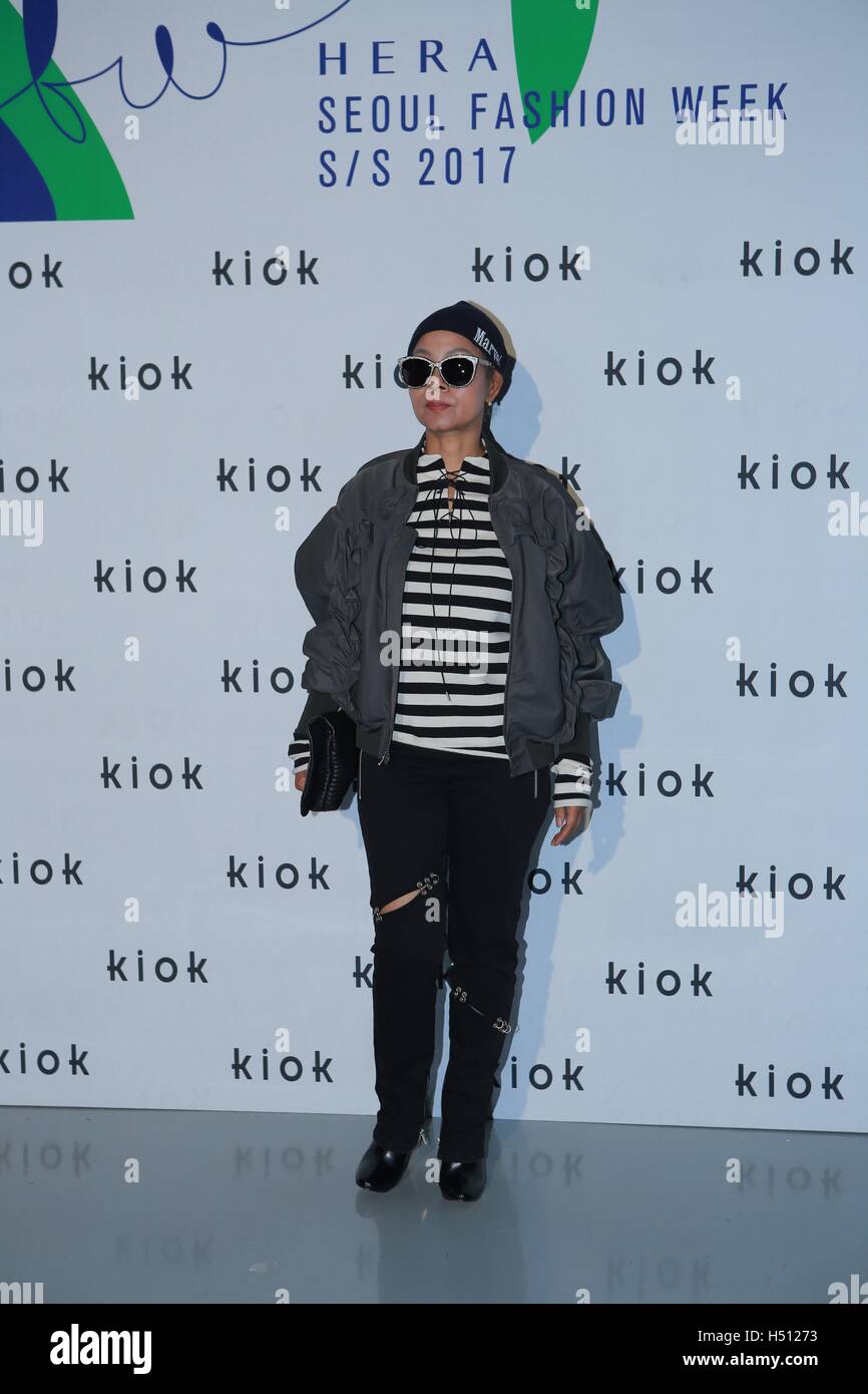 Seoul, Korea. 18th Oct, 2016. Lee Min-jung, Jan Su-won, Kwan Cho and ...