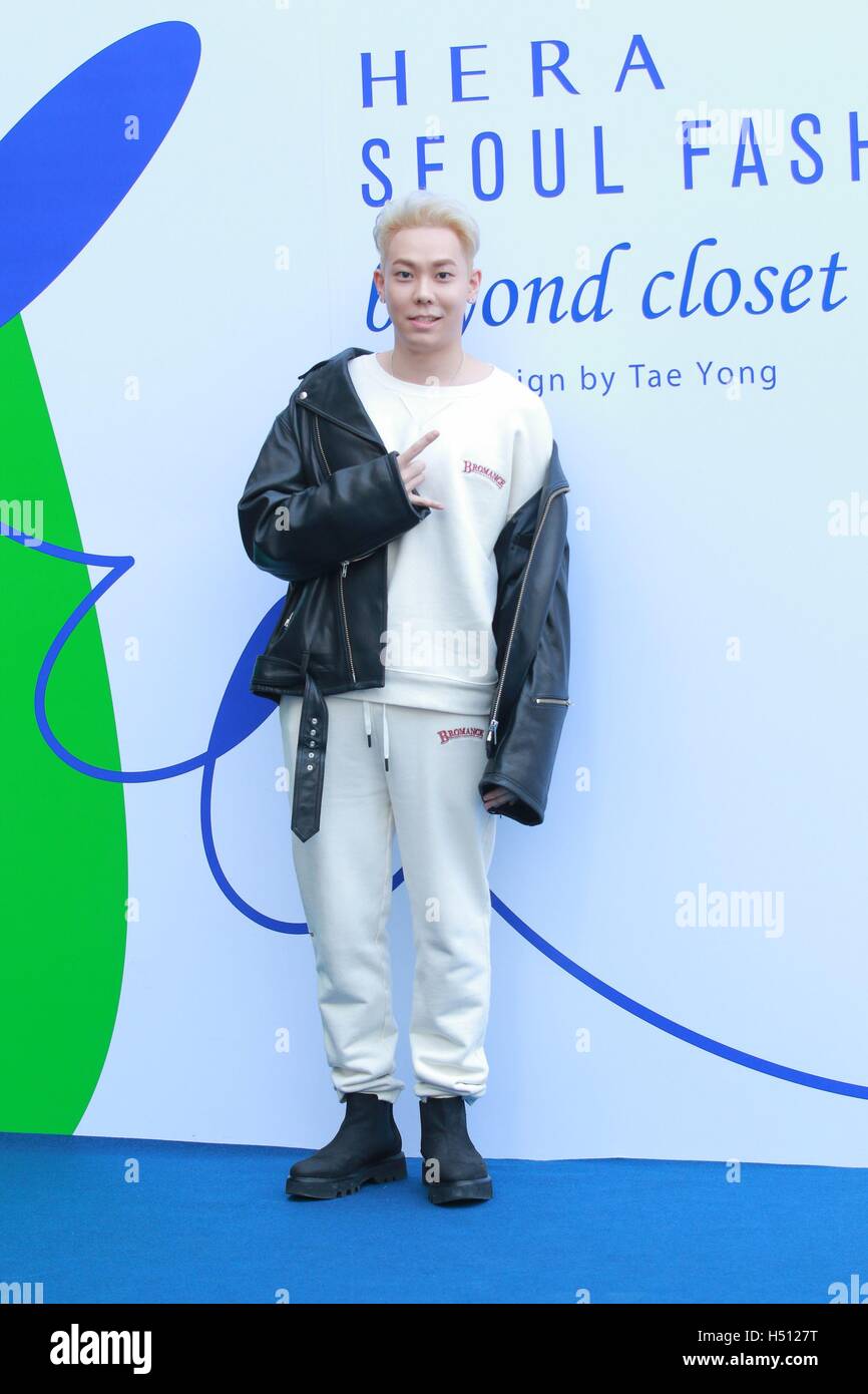 Seoul, Korea. 18th Oct, 2016. Lee Min-jung, Jan Su-won, Kwan Cho and ...