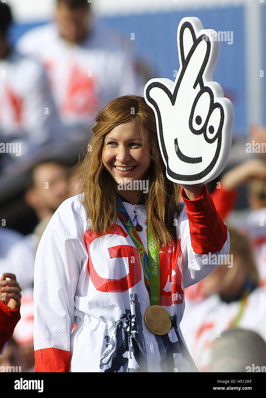 Trafalgar Square, London, UK. 18th Oct, 2016. London Team GB Heroes ...