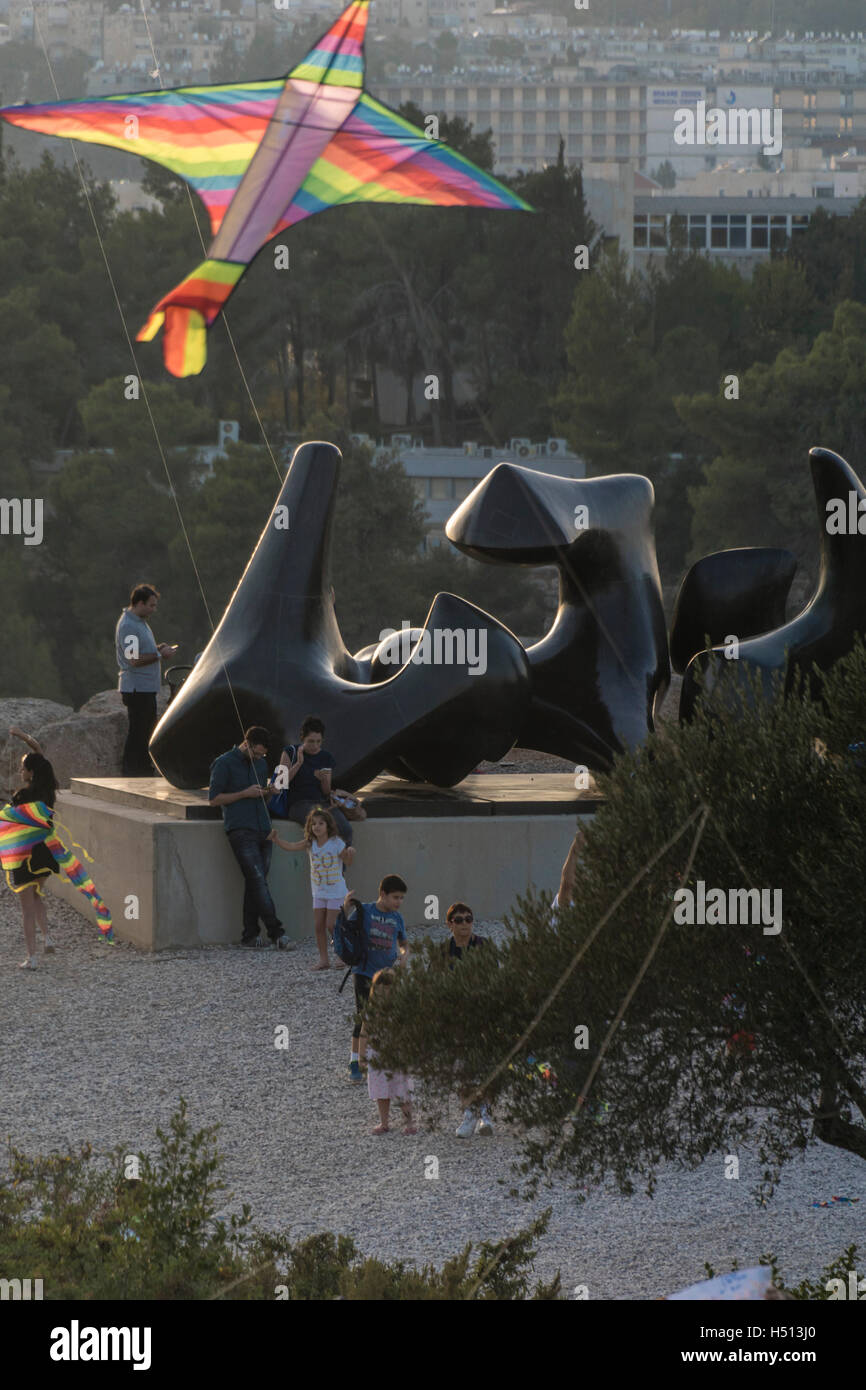 Jerusalem, Israel. 18th October, 2016. The Annual Kite Flying festival ...