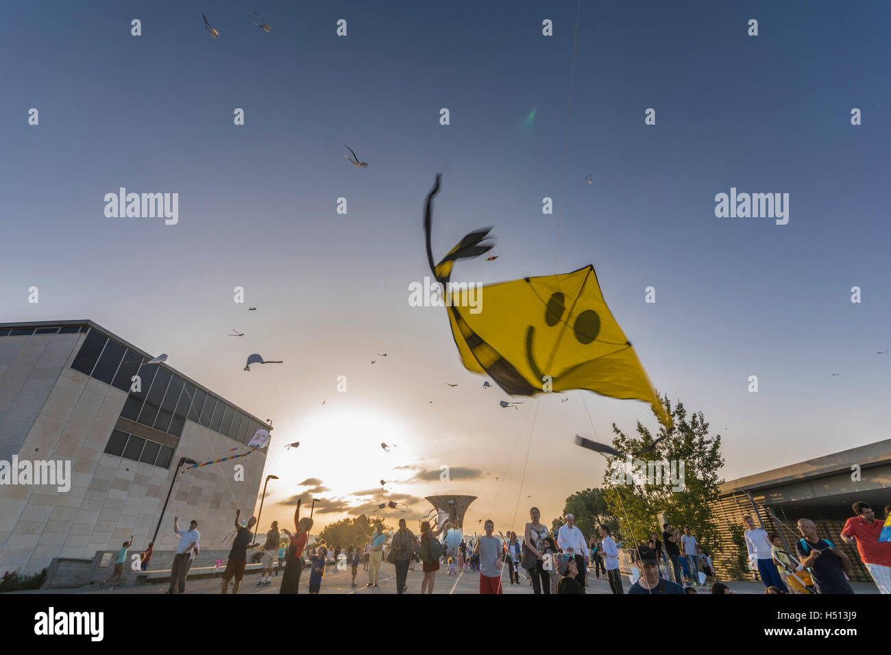 Jerusalem, Israel. 18th October, 2016. The Annual Kite Flying festival ...