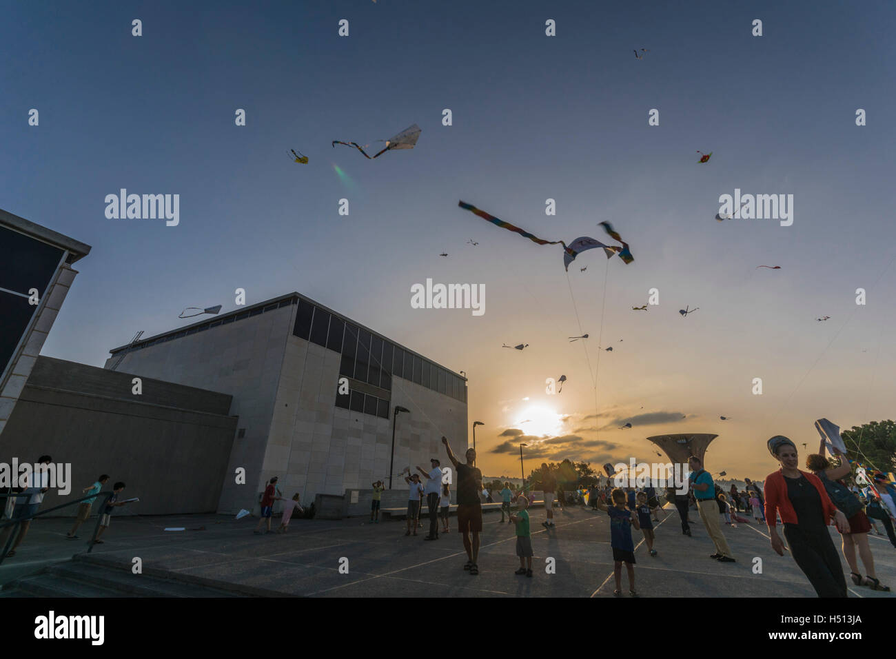 Jerusalem, Israel. 18th October, 2016. The Annual Kite Flying festival ...
