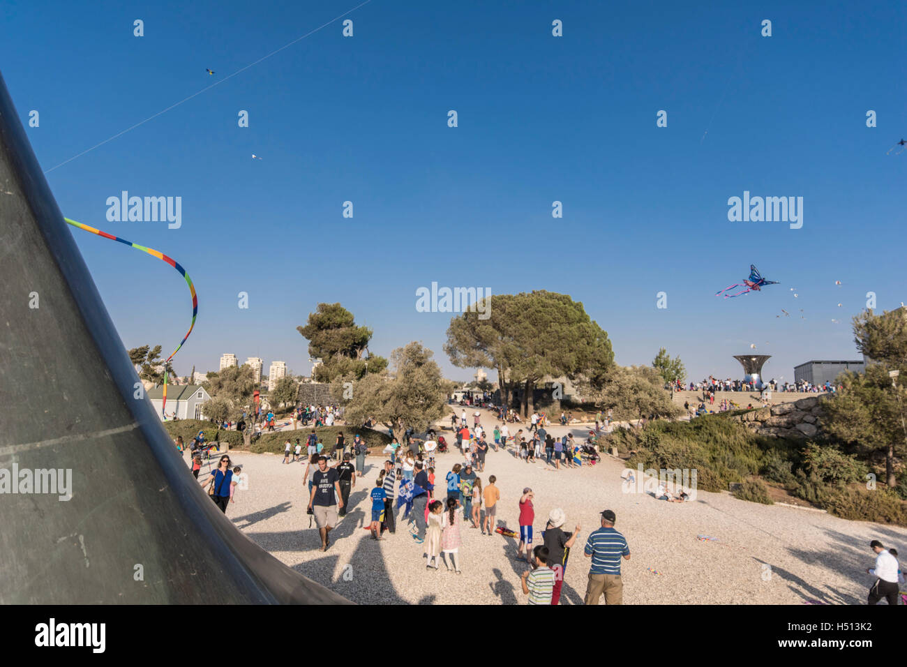 Jerusalem, Israel. 18th October, 2016. The Annual Kite Flying festival ...