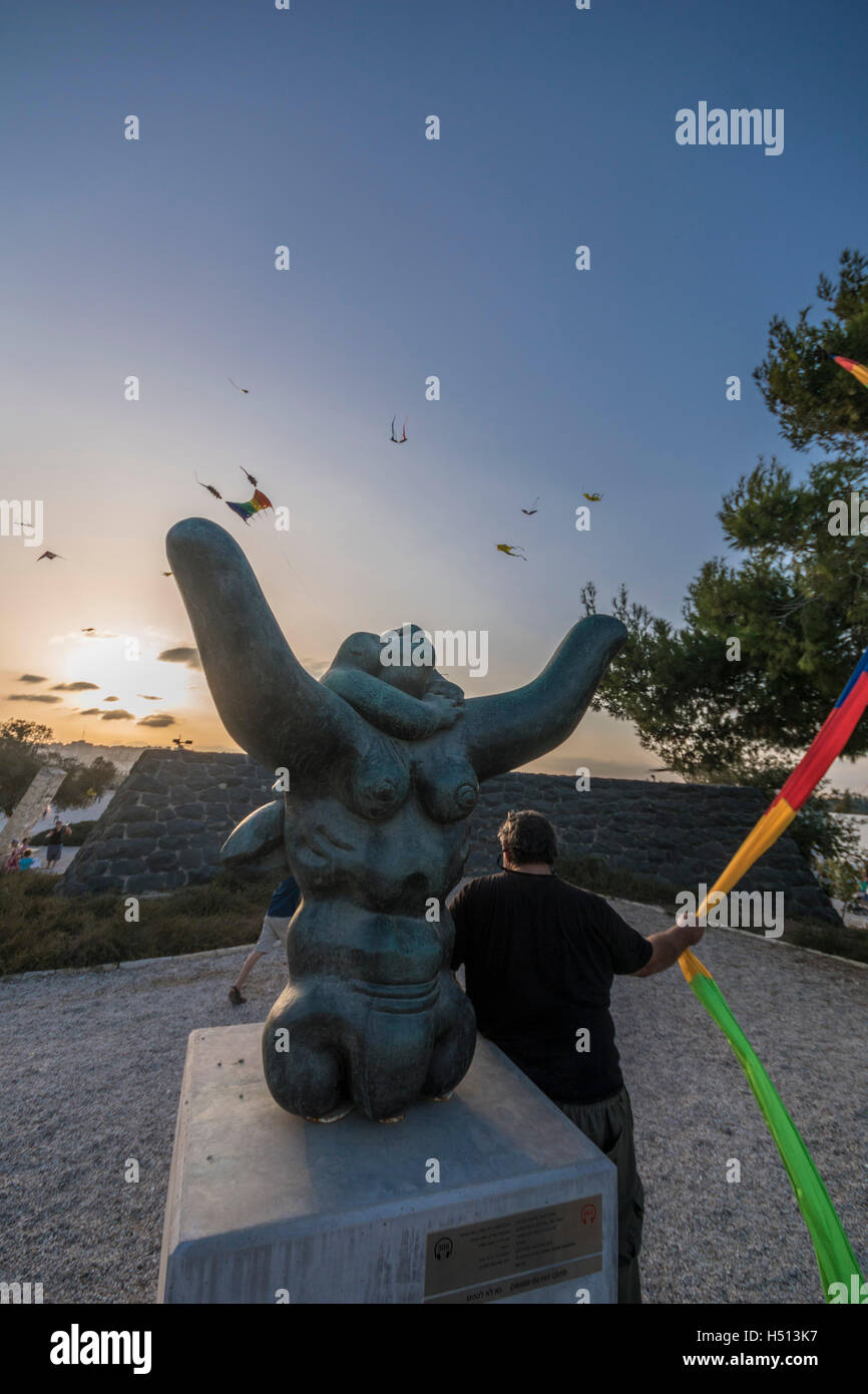 Jerusalem, Israel. 18th October, 2016. The Annual Kite Flying festival ...