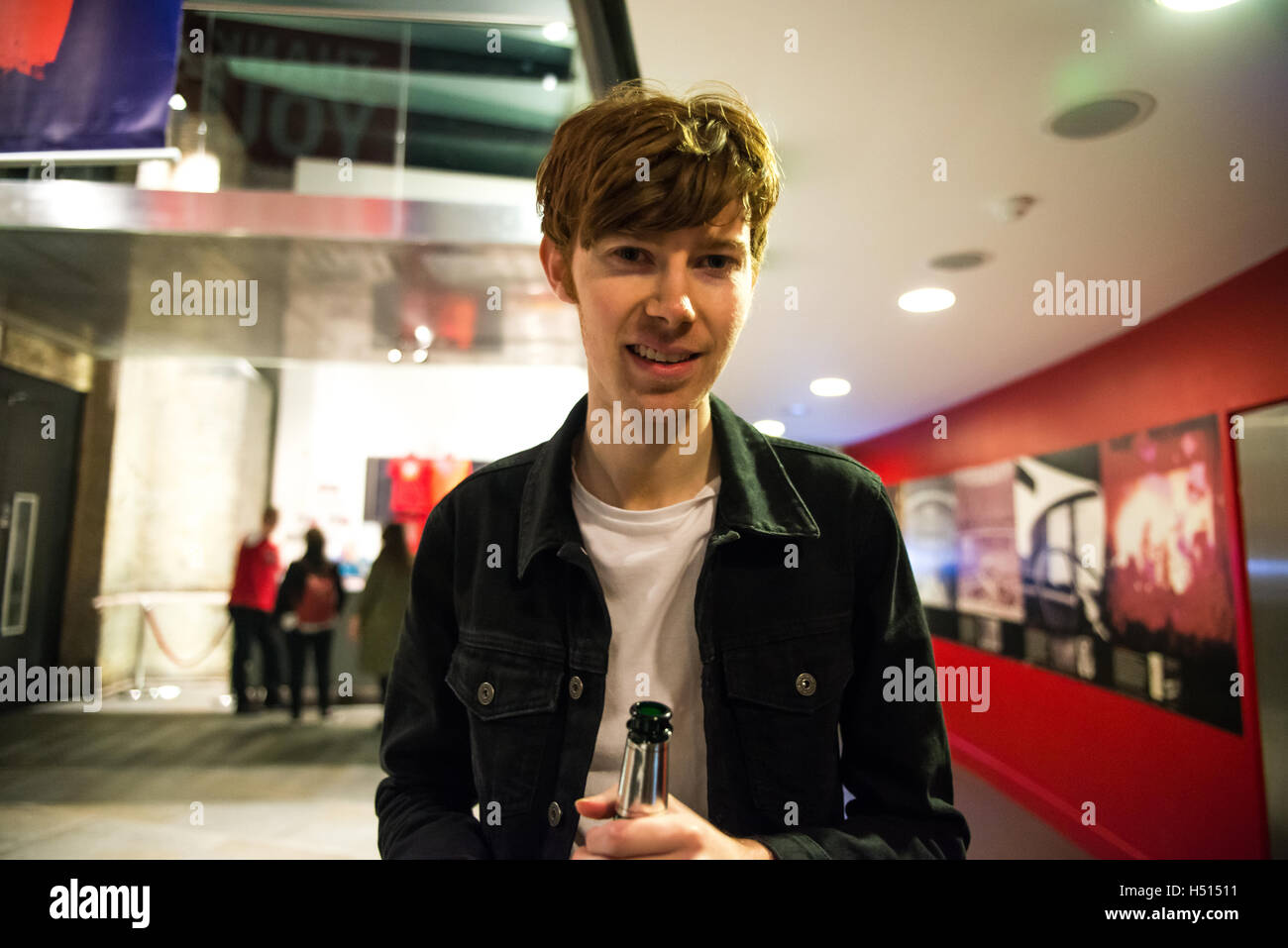 London UK, 18th October 2016. Portraits of Daniel Connolly, Marco Biagini, Michael Hanrahan and ...