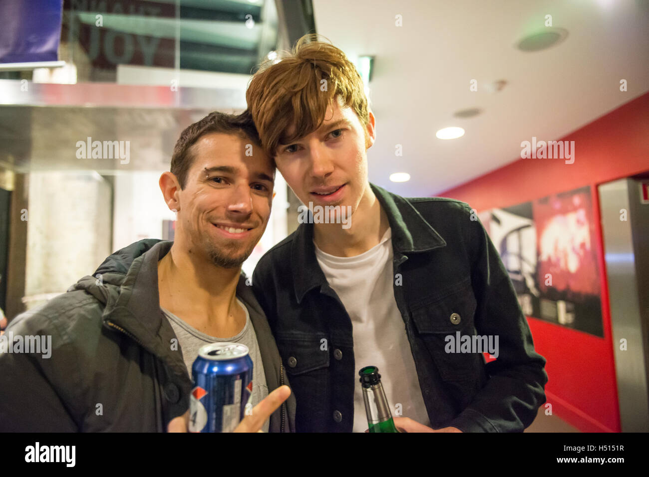 London UK, 18th October 2016. Portraits of Daniel Connolly, Marco ...