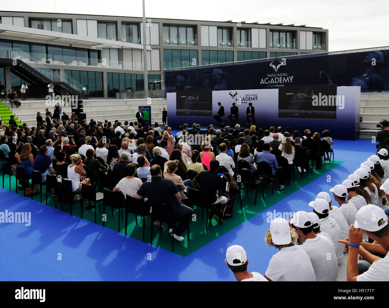 Palma of Mallorca, Spain. 19th October, 2016. Rafa Nadal,Roger Federer ...