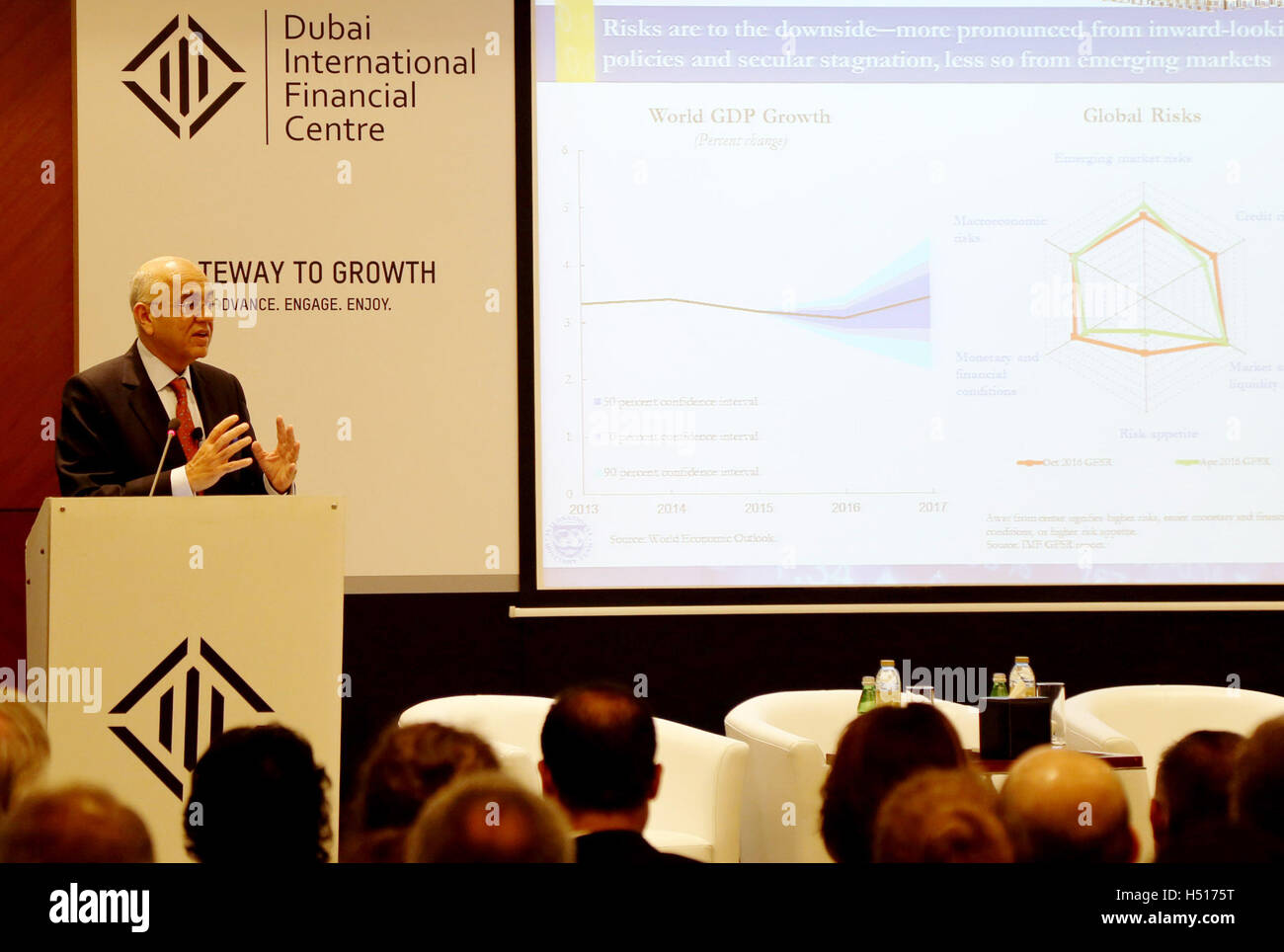 Dubai, United Arab Emirates. 19th Oct, 2016. Masood Ahmed, Director of ...