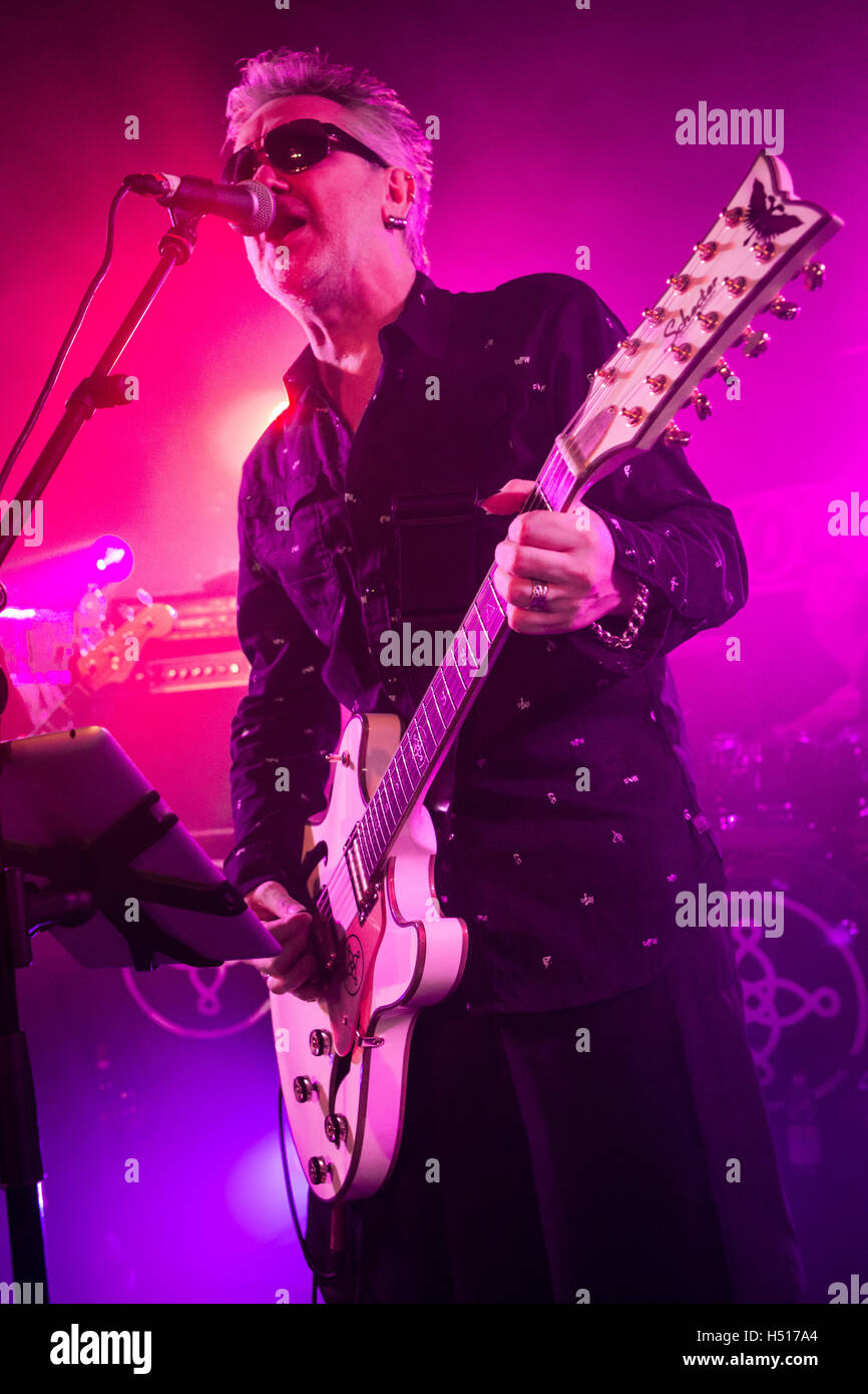 Mezzago Milan Italy. 18 October 2016. The English gothic rock band THE ...
