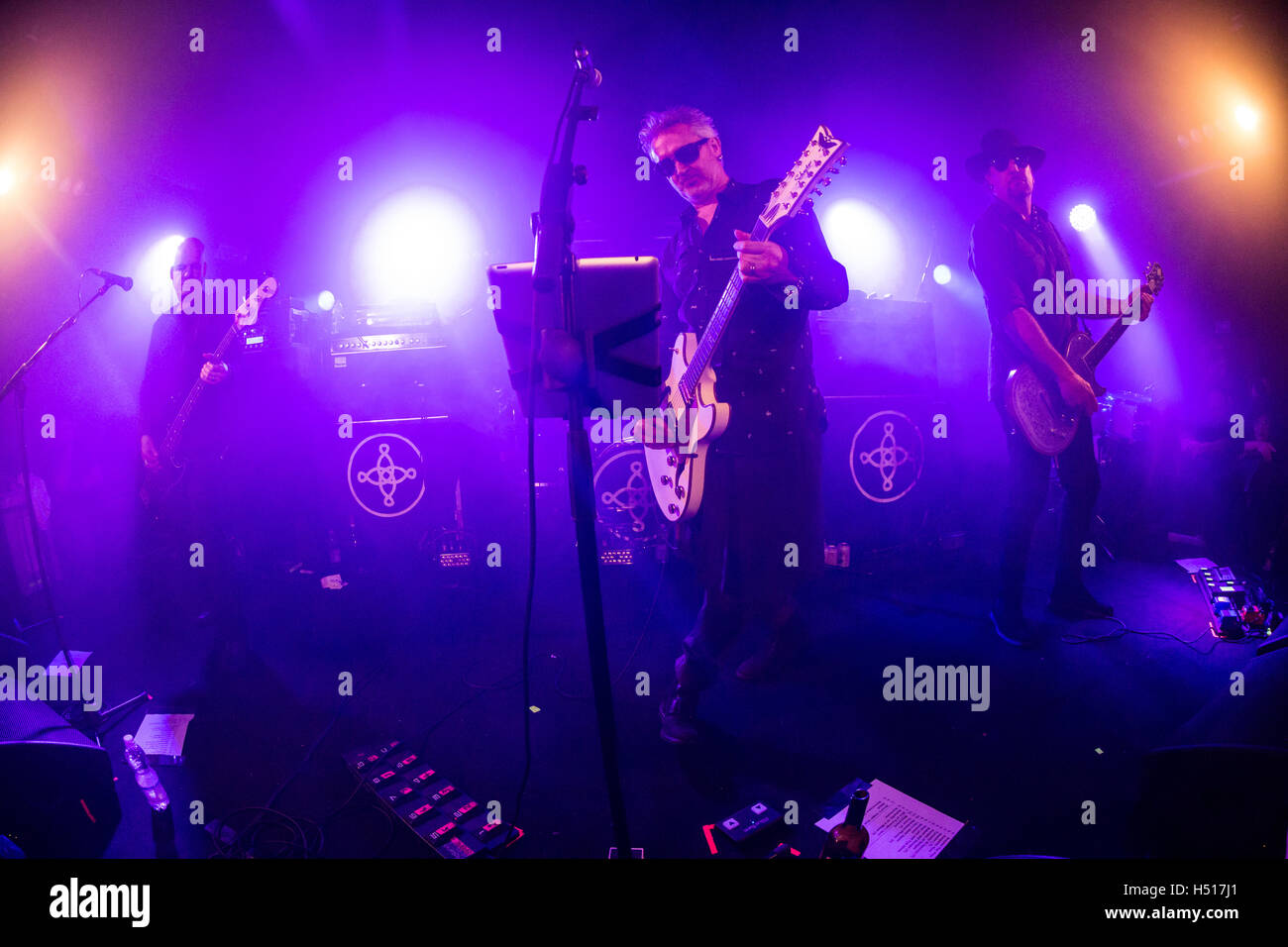 Mezzago Milan Italy. 18 October 2016. The English gothic rock band THE ...