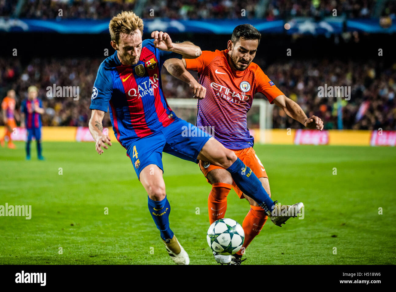 Barcelona, Catalonia, Spain. 19th Oct, 2016. FC Barcelona midfielder I ...