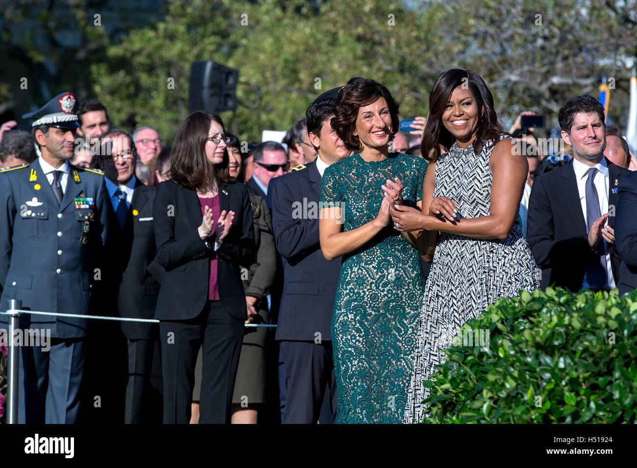 Washington DC, USA. 18th Oct, 2016. U.S. First Lady Michelle Obama and ...