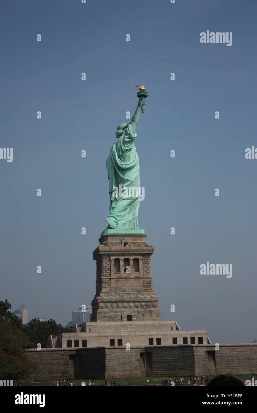 Statue of liberty from behind hi-res stock photography and images - Alamy