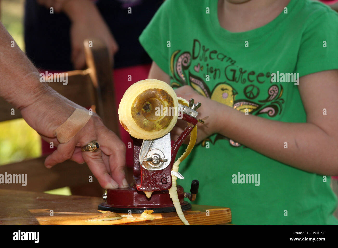 Fruit peeling machine hi-res stock photography and images - Alamy