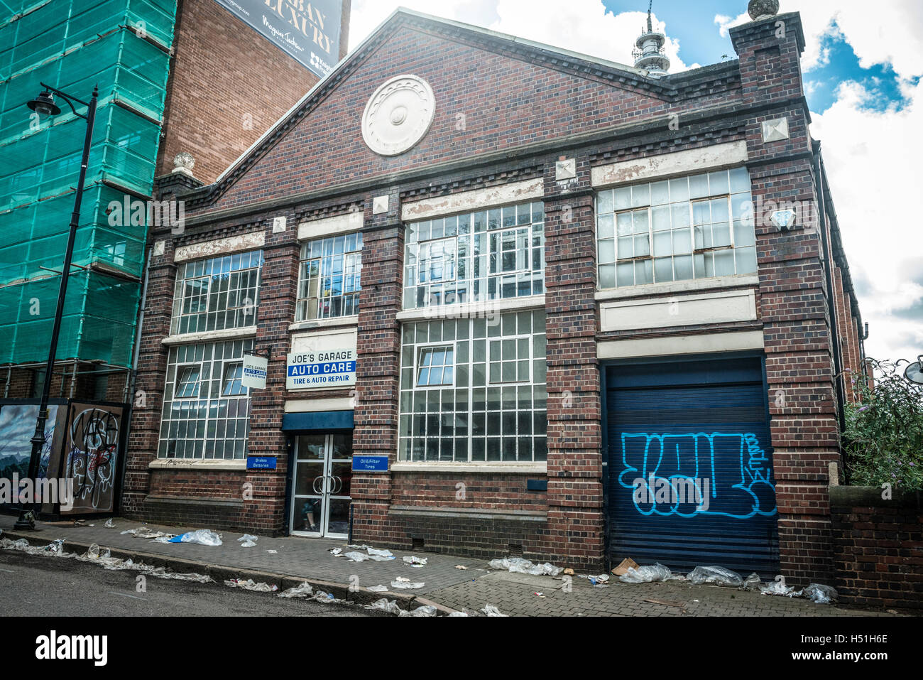 Building converted to garage on movie set of Ready Player One by ...