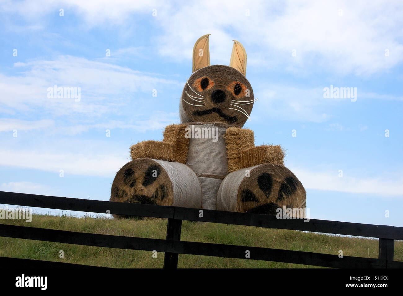 How to make hay bale art hi-res stock photography and images - Alamy