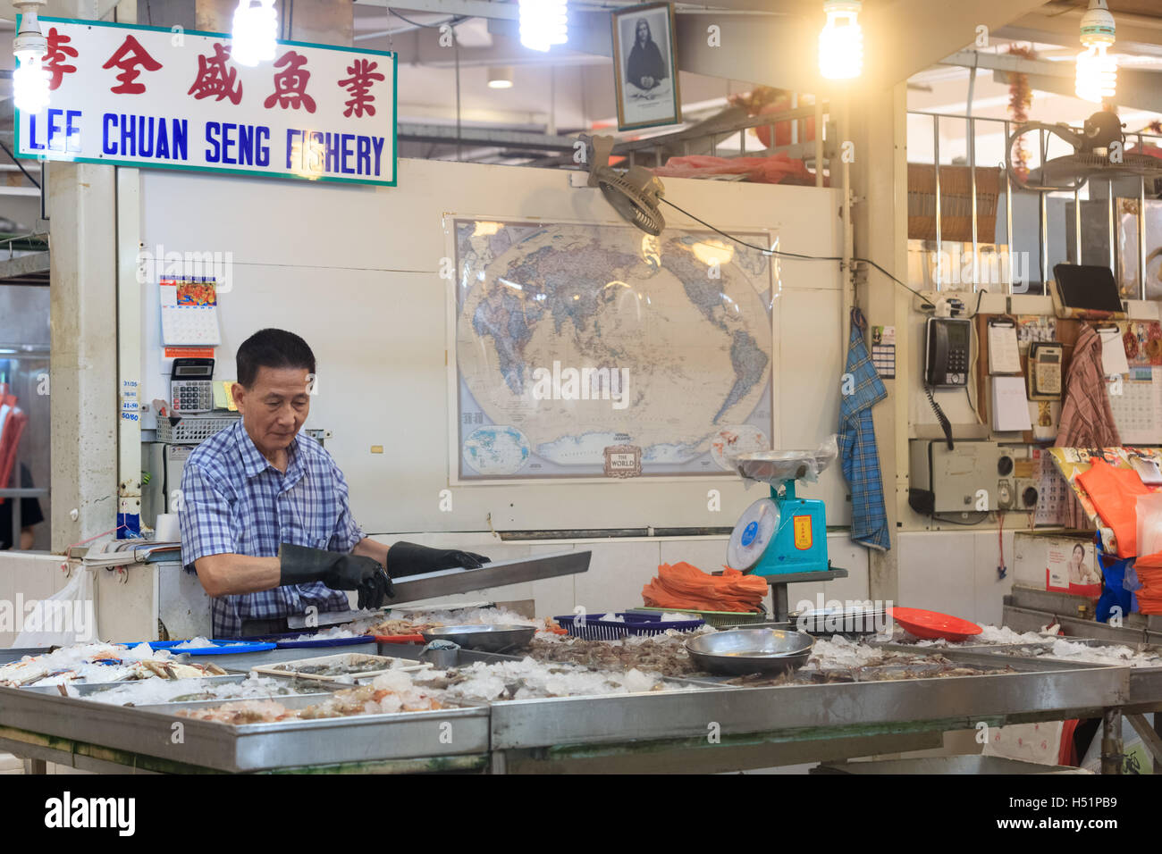 Traditional asian market Stock Photo - Alamy