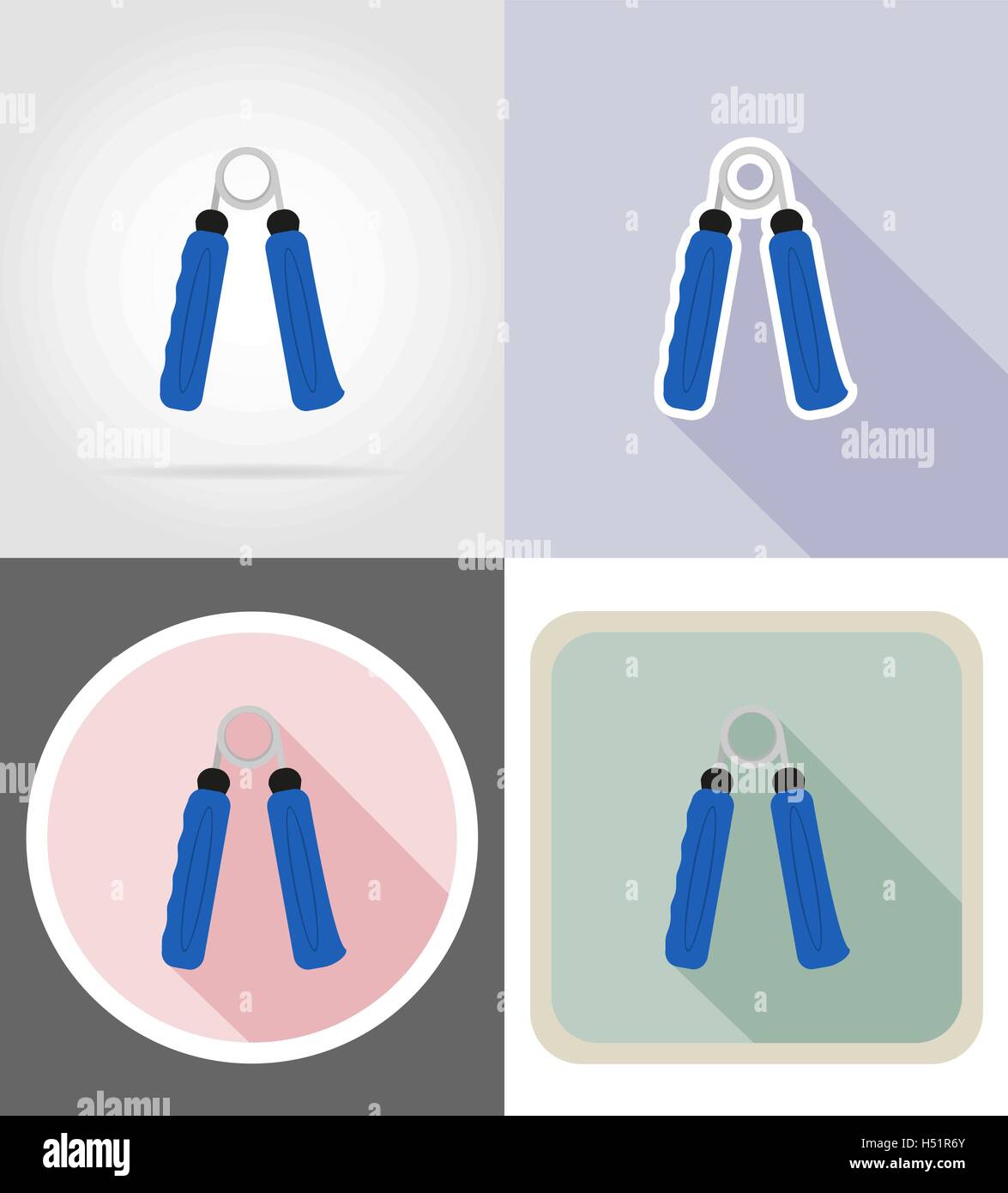 expander flat icons vector illustration isolated on background Stock ...