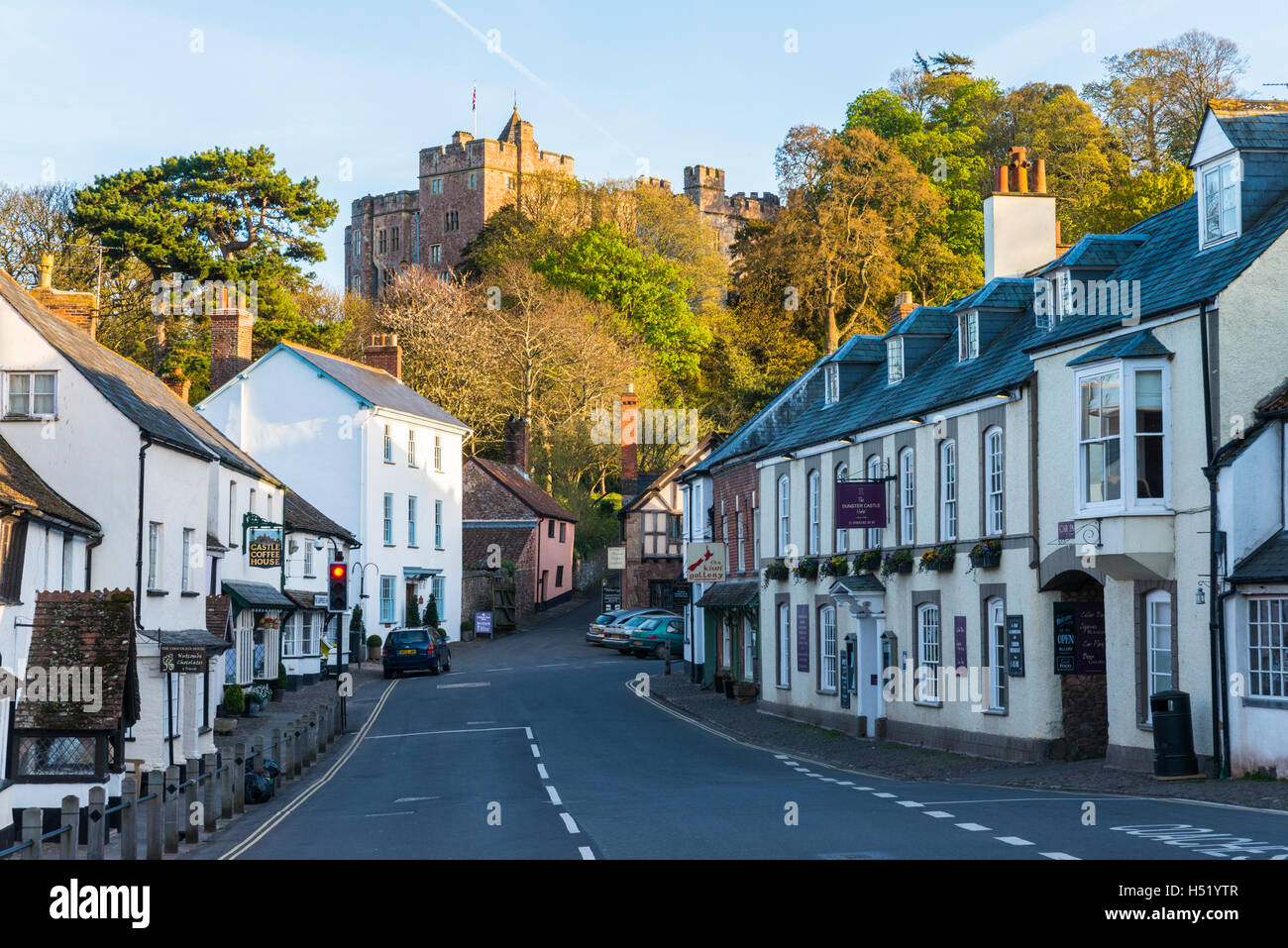 West street dunster somerset england hi-res stock photography and ...