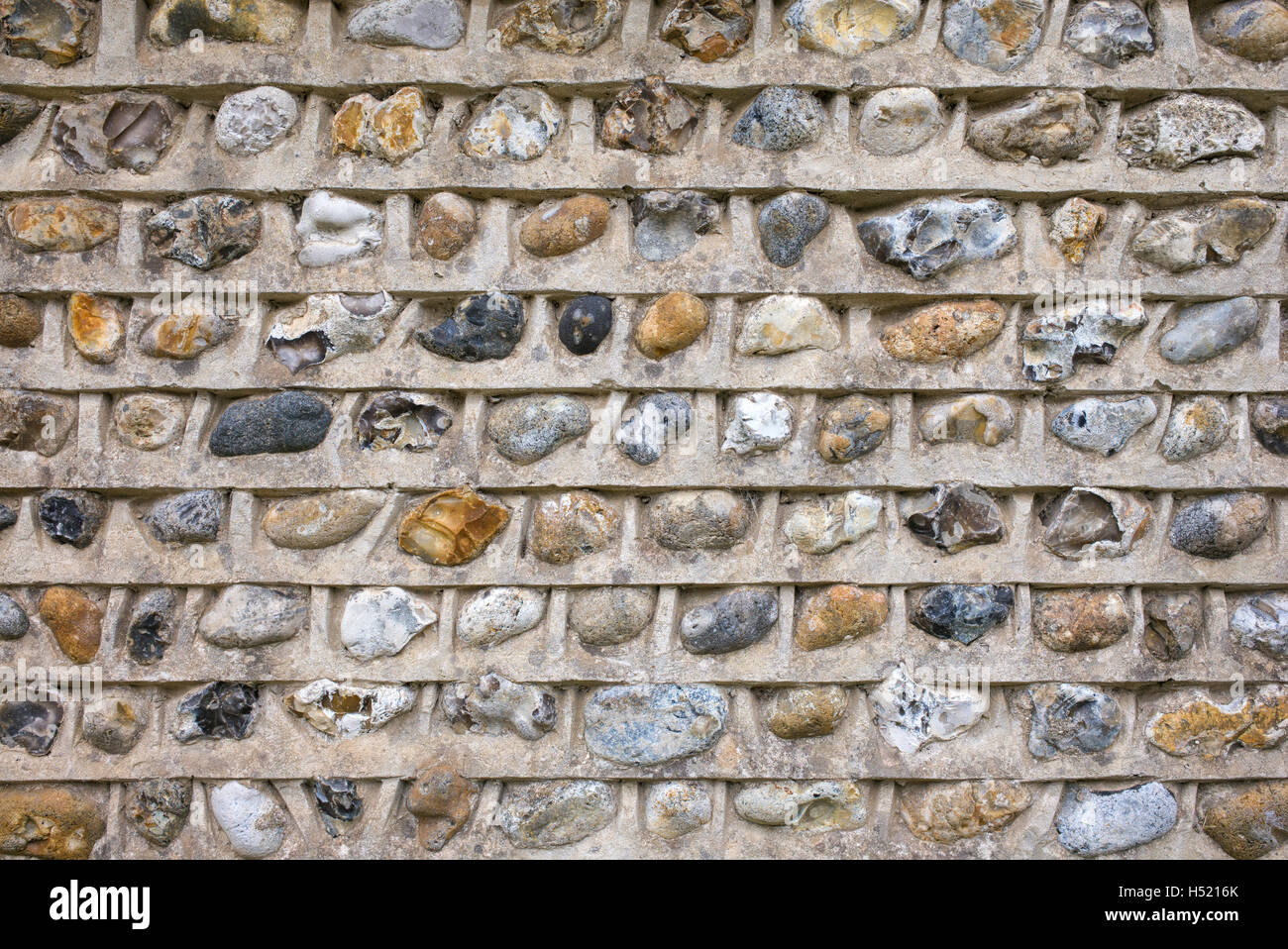 Stone and flint wall texture hi-res stock photography and images - Alamy