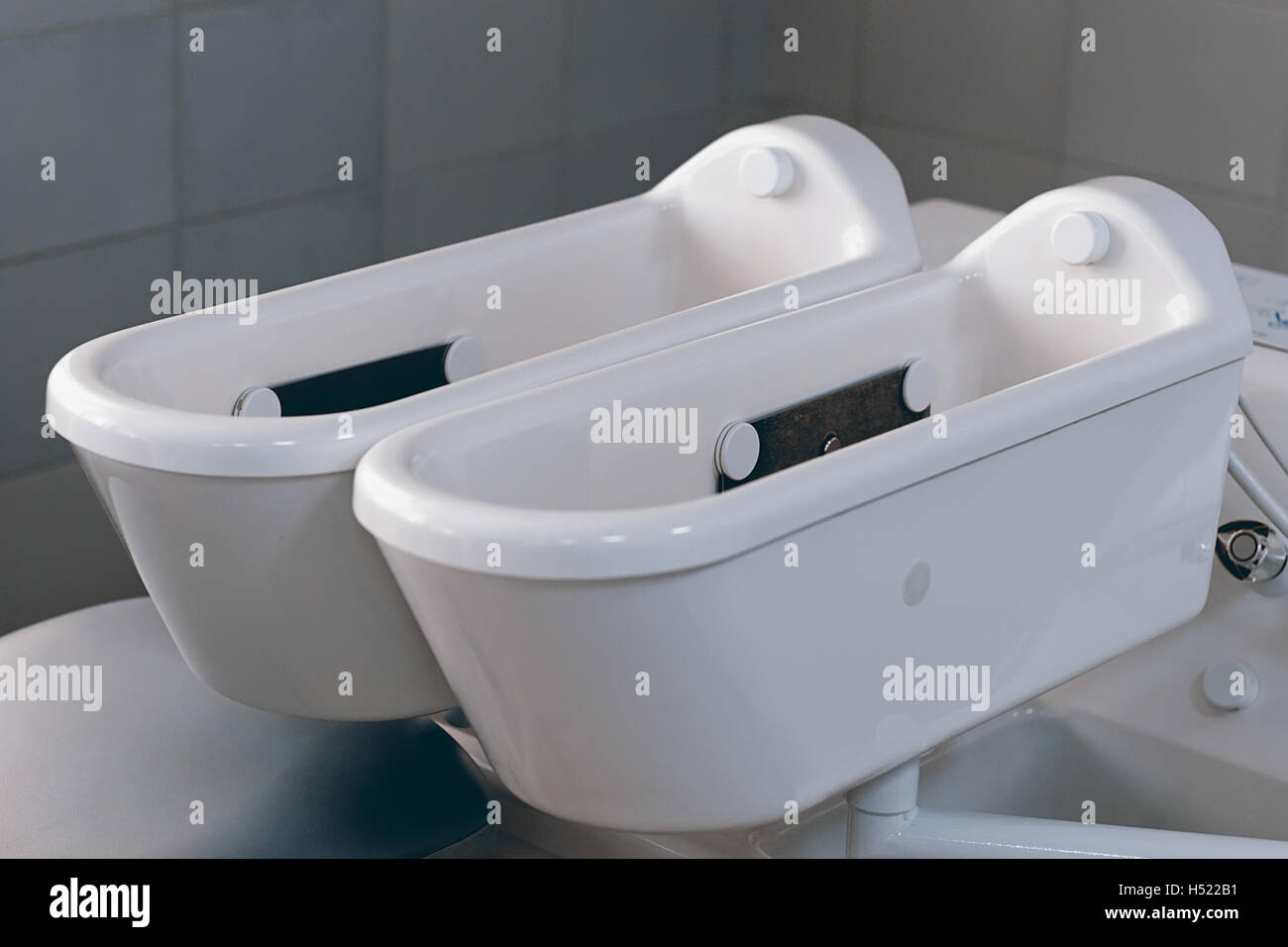 Therapy tub. Galvanic bath tub. Electrotherapy Stock Photo - Alamy