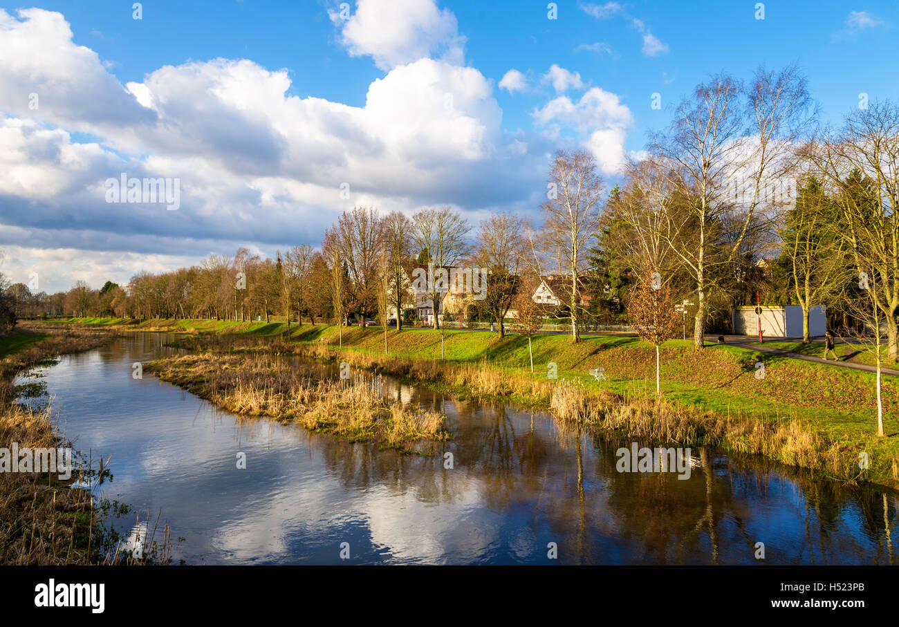 The Leine river in Gottingen - Germany, Lower Saxony Stock Photo - Alamy