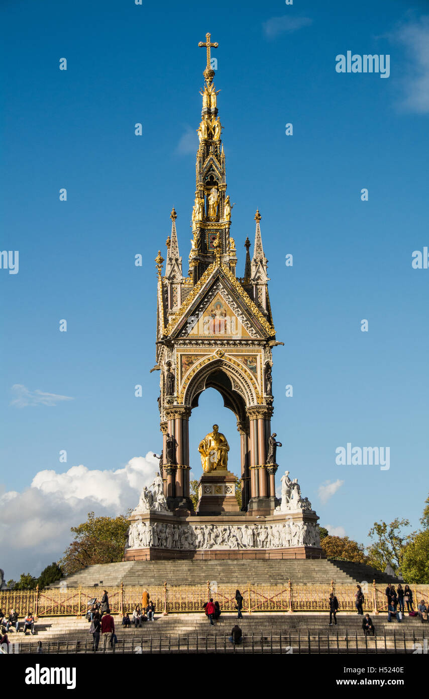 The Albert Memorial, Kensington Gardens, London, England, UK Stock Photo - Alamy