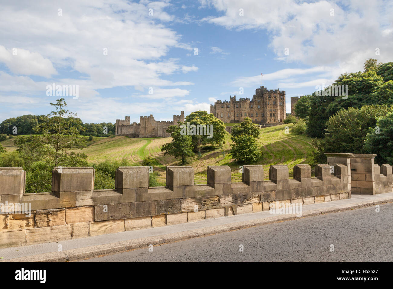 Alnwick Castle, home of the Duke and Duchess of Northumberland, film ...