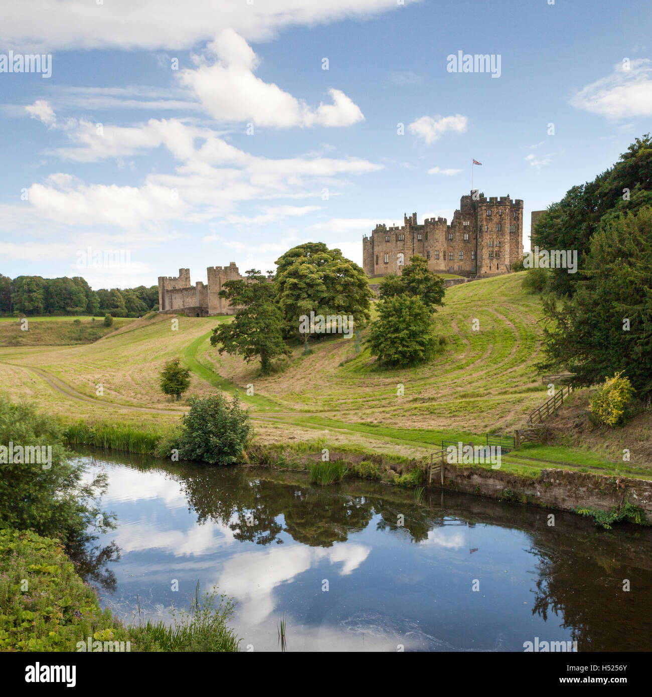 Alnwick Castle, home of the Duke and Duchess of Northumberland, film ...