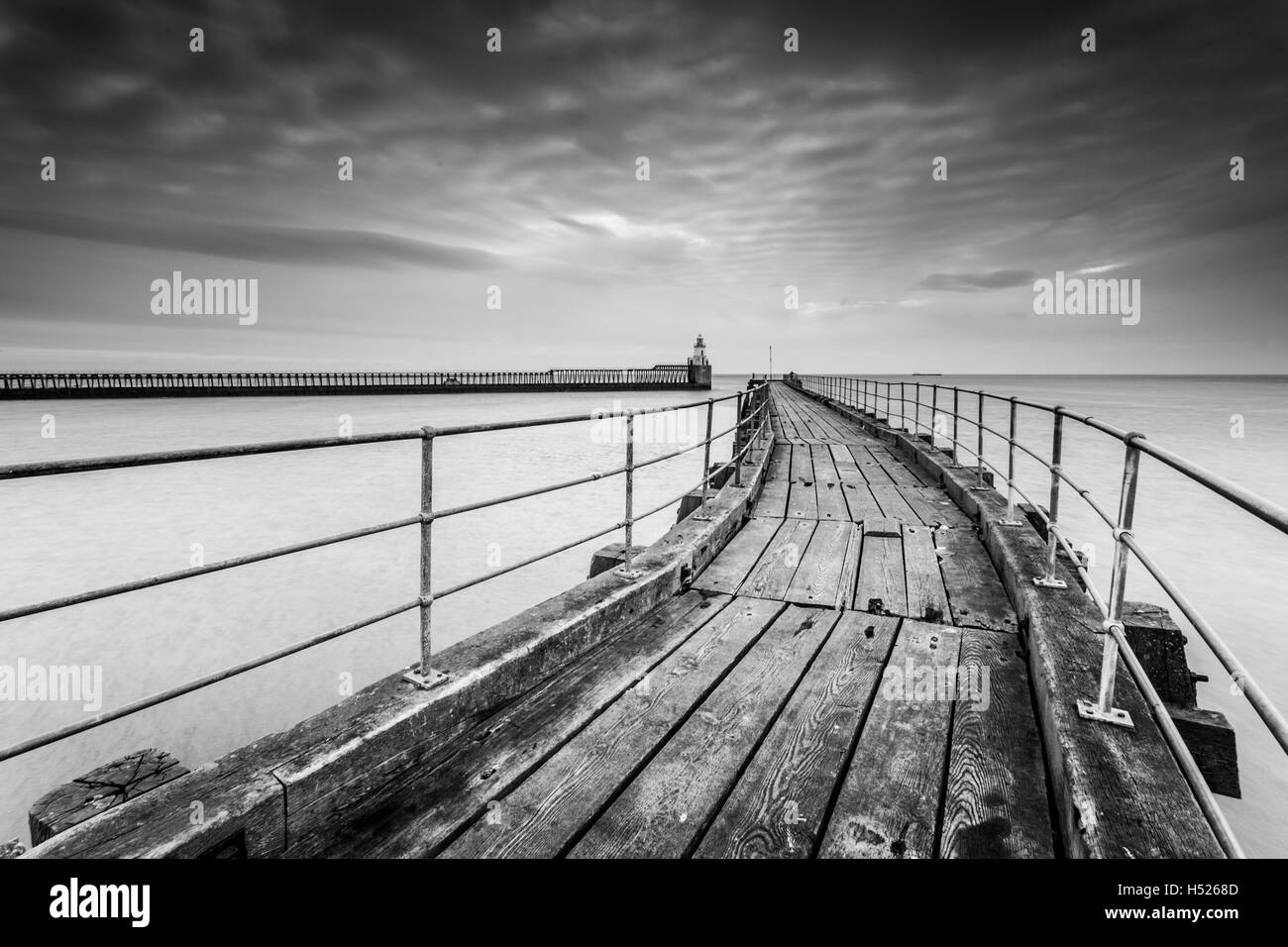 Blyth harbour east pier hi-res stock photography and images - Alamy