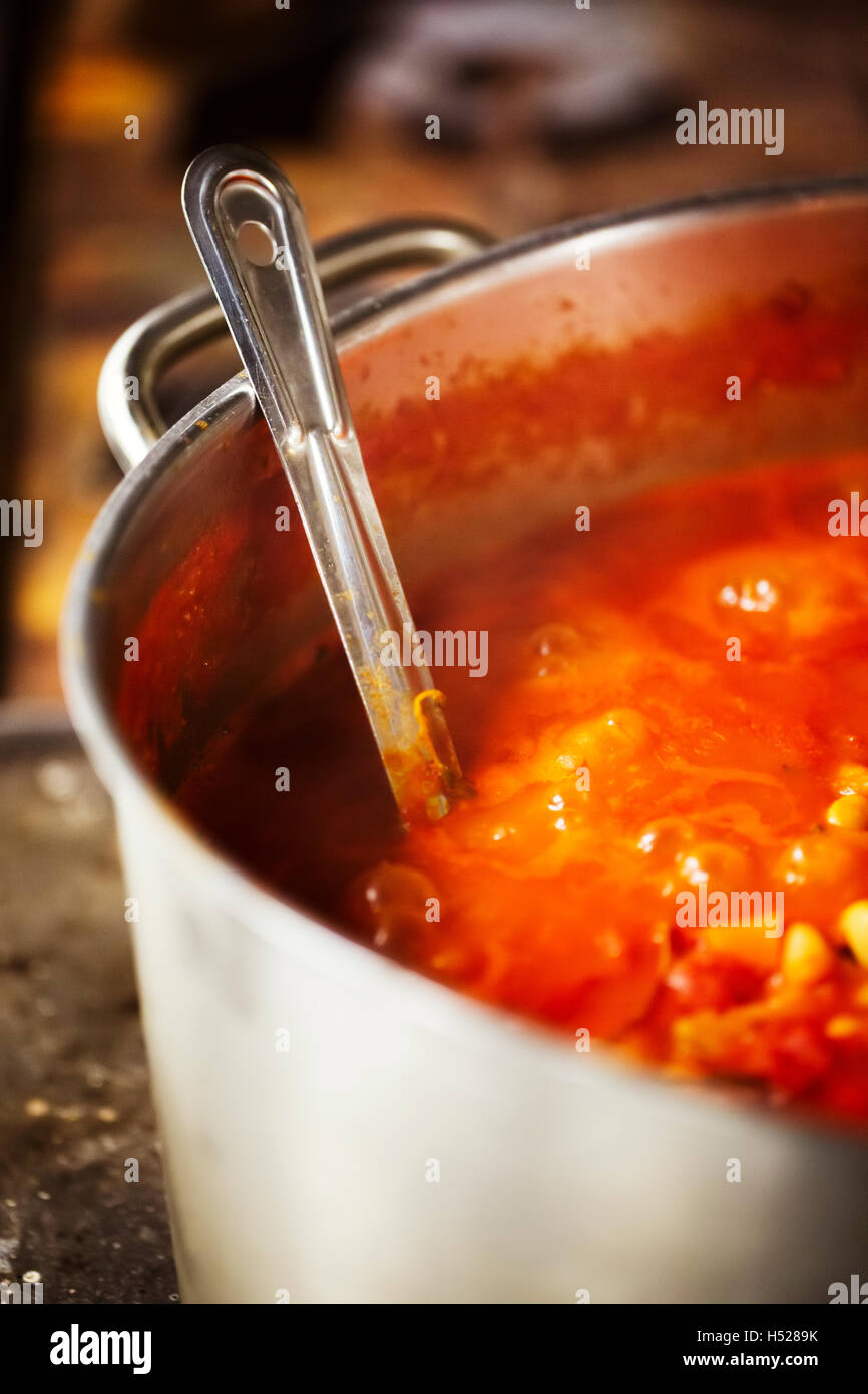 A pot of soup hi-res stock photography and images - Alamy