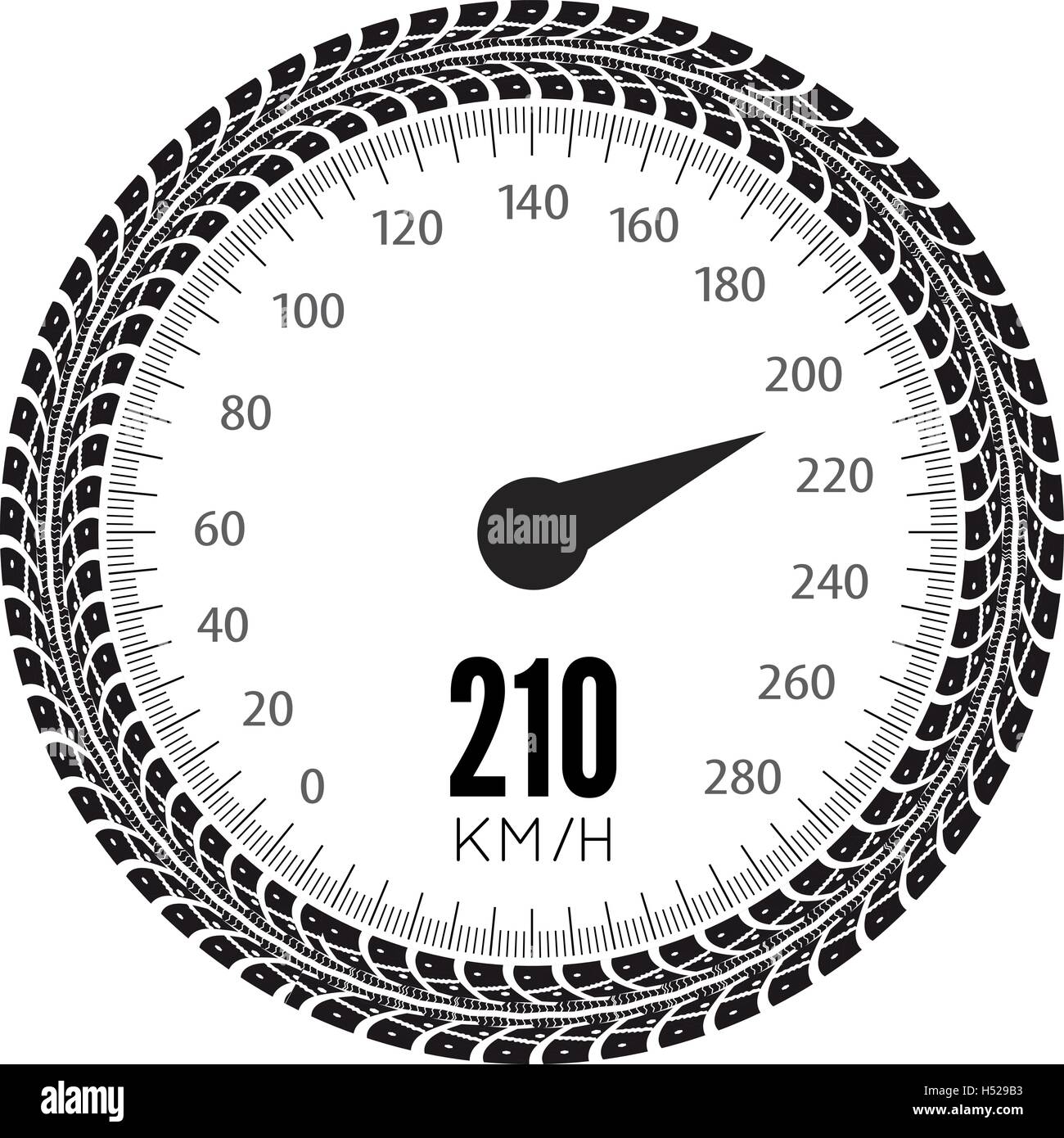 Black background speedometer bike Stock Vector Images - Alamy