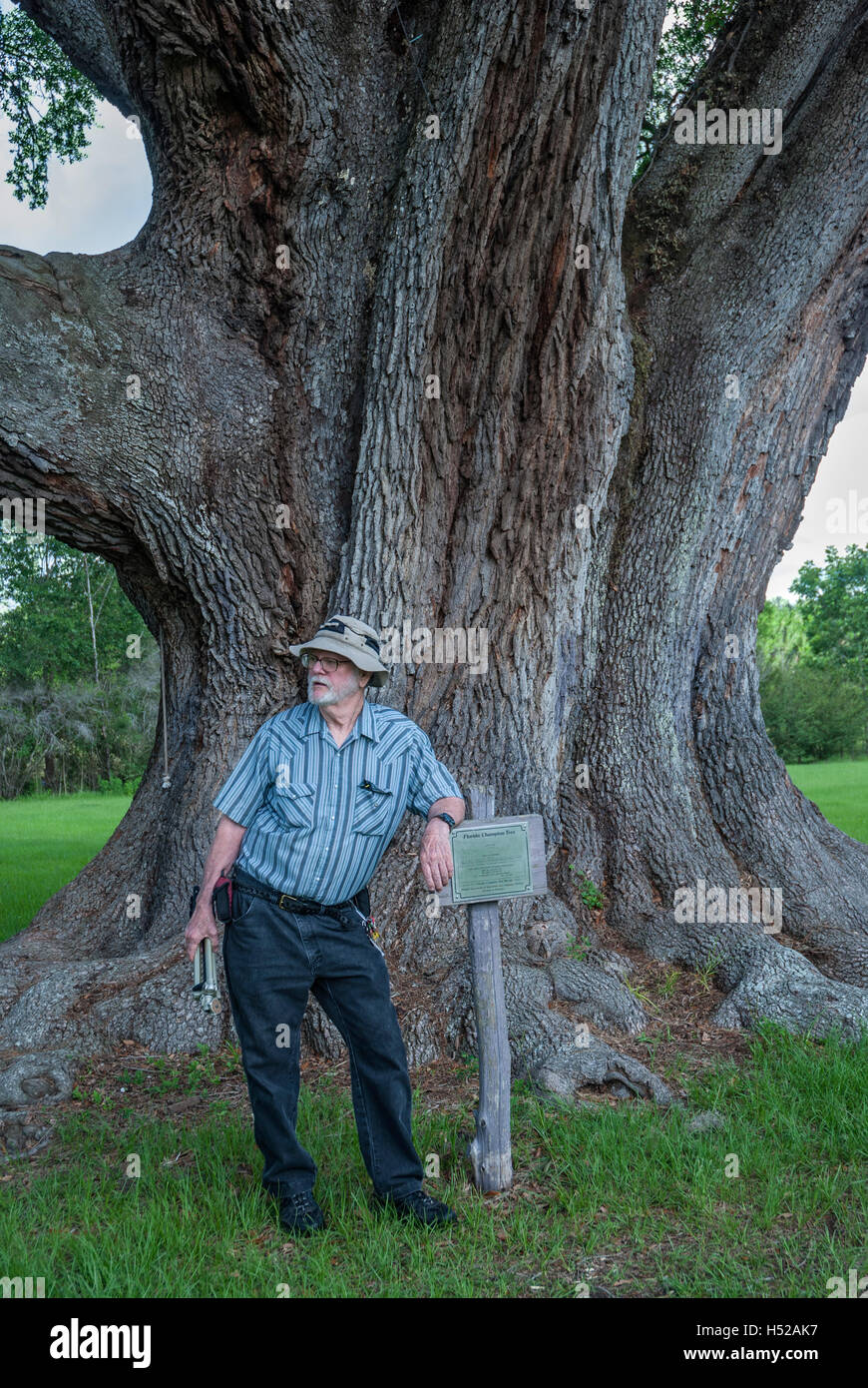The Cellon Oak Park near Gainesville, Florida, contains the Florida ...