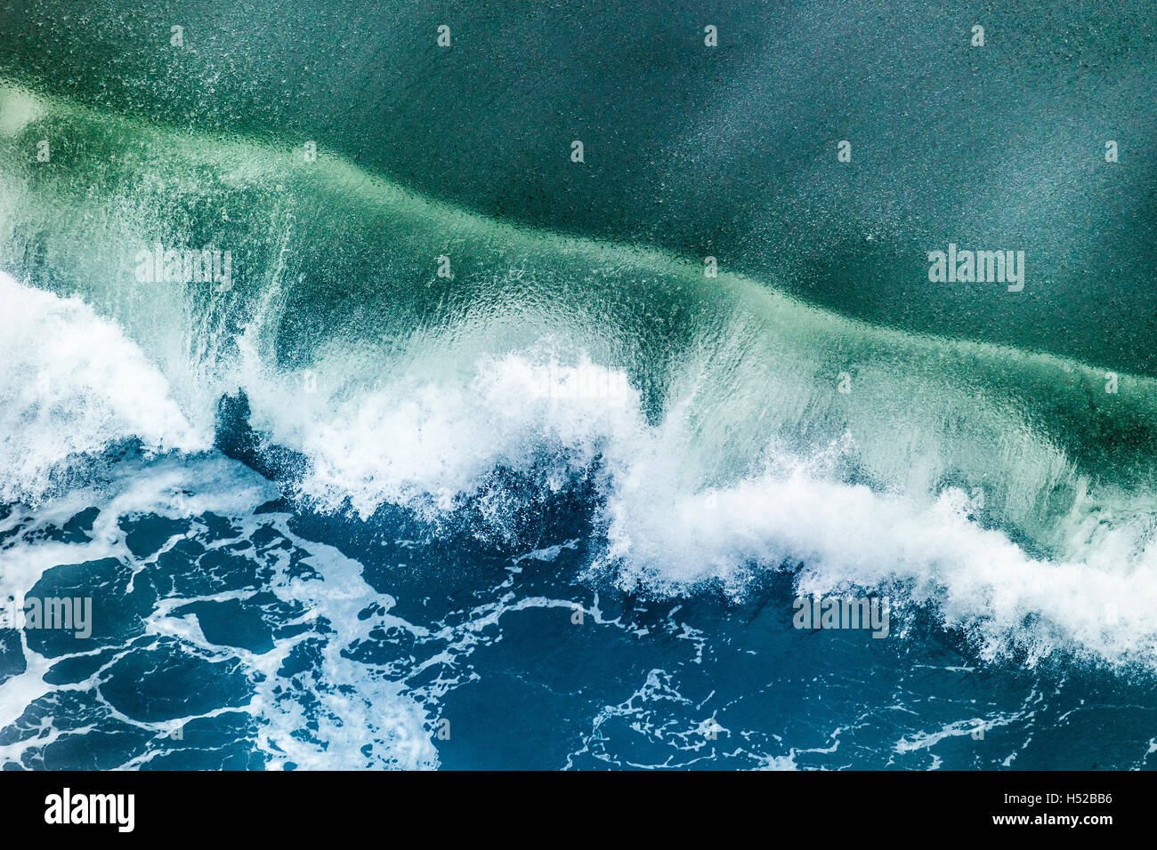 Waves in the North Atlantic, Ingolfshofdi, Iceland Stock Photo - Alamy