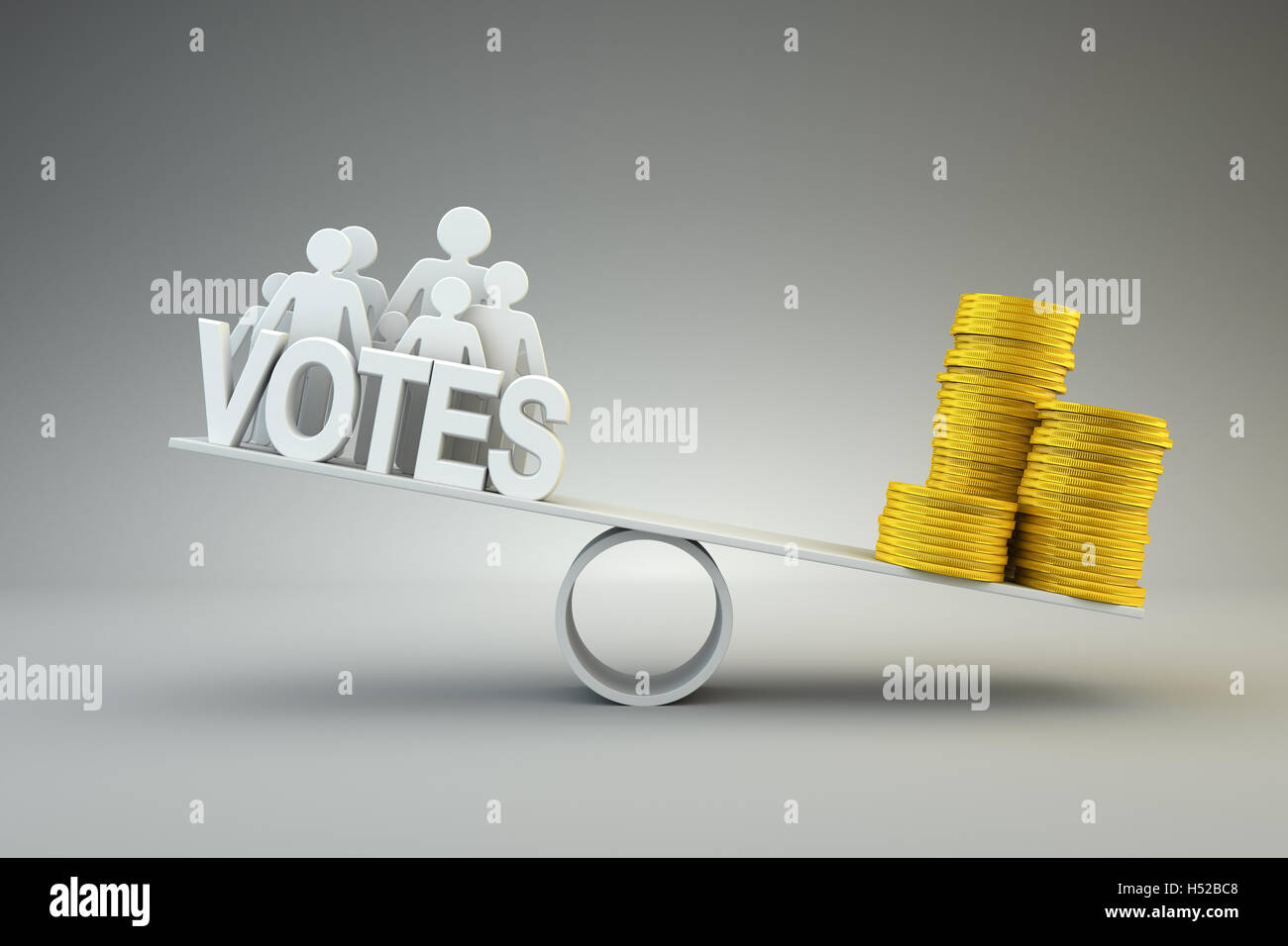 Money buys votes Stock Photo - Alamy