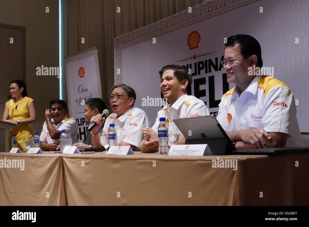 Taguig, Philippines. 18th Oct, 2016. Edgar Chua, Pilipinas Shell ...