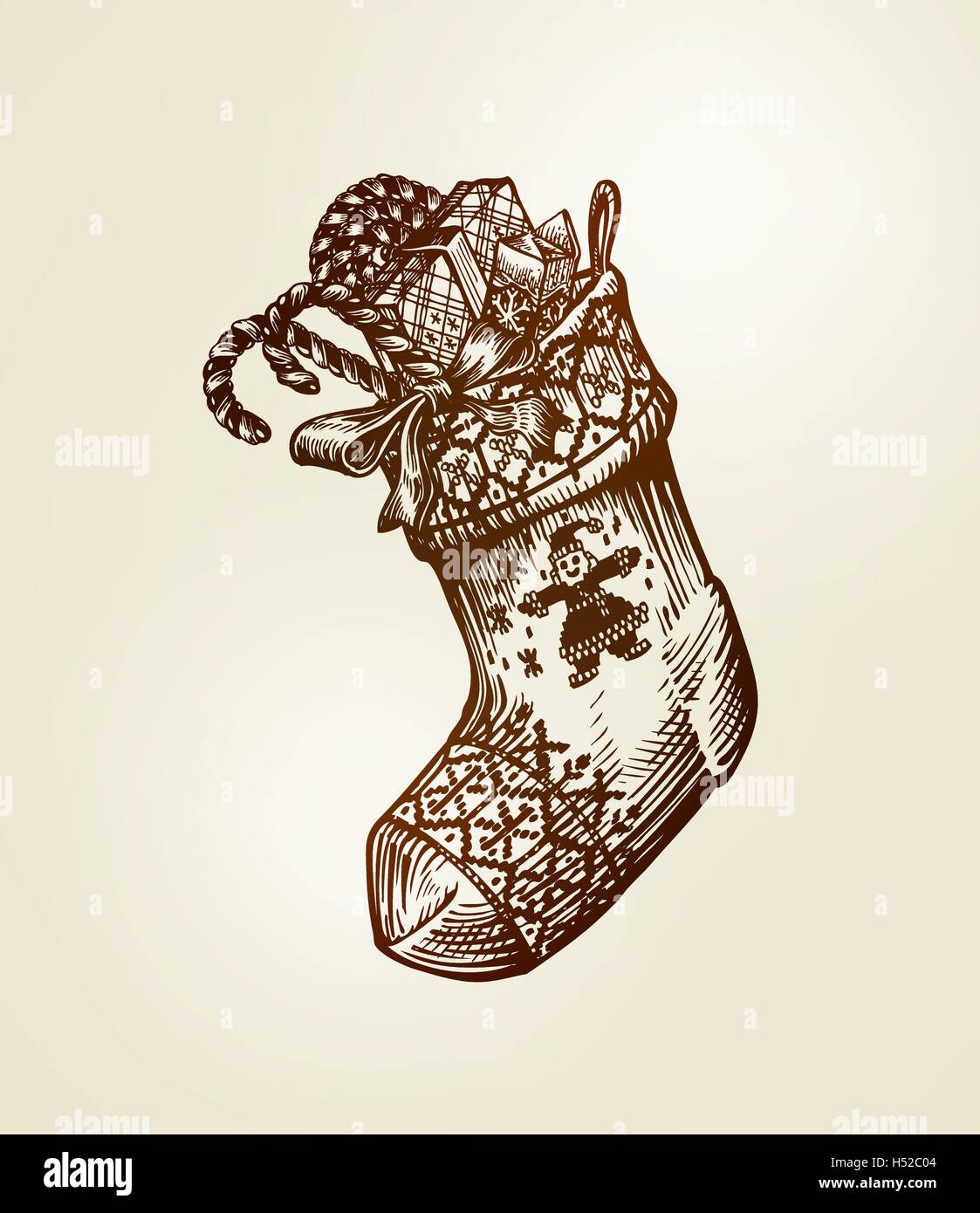 Christmas Stocking Drawing