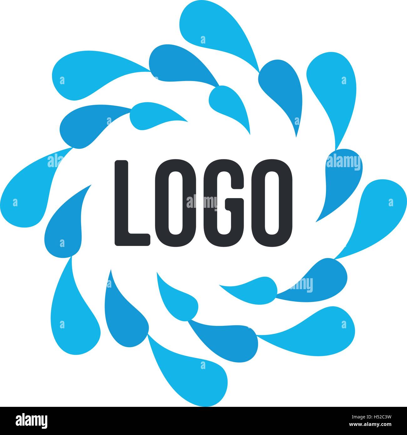 Water Drop Circle Icon