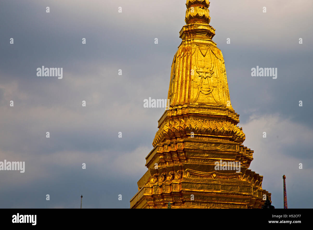 thailand asia in bangkok rain temple abstract cross colors roof wat ...