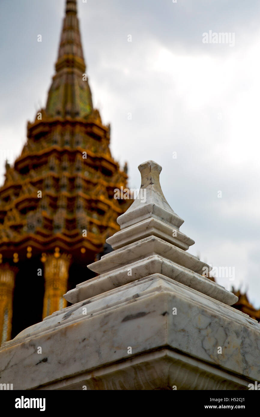 thailand asia in bangkok rain temple abstract cross colors roof wat ...