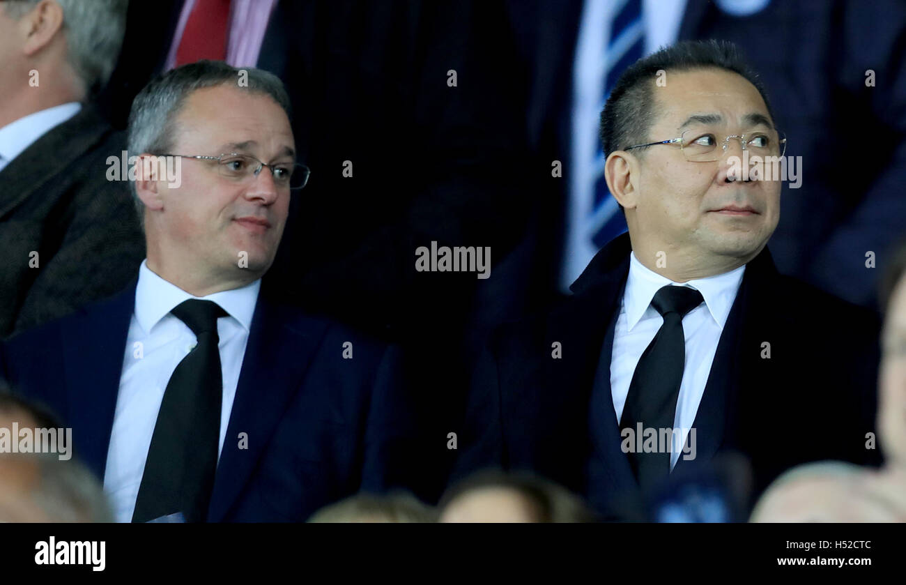 Leicester City's director of football Jon Rudkin (left) and Owner ...