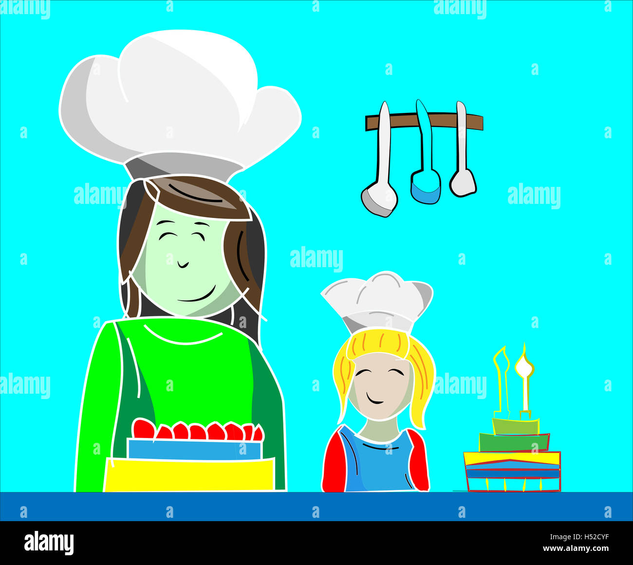 Cartoon cakes hi-res stock photography and images - Alamy